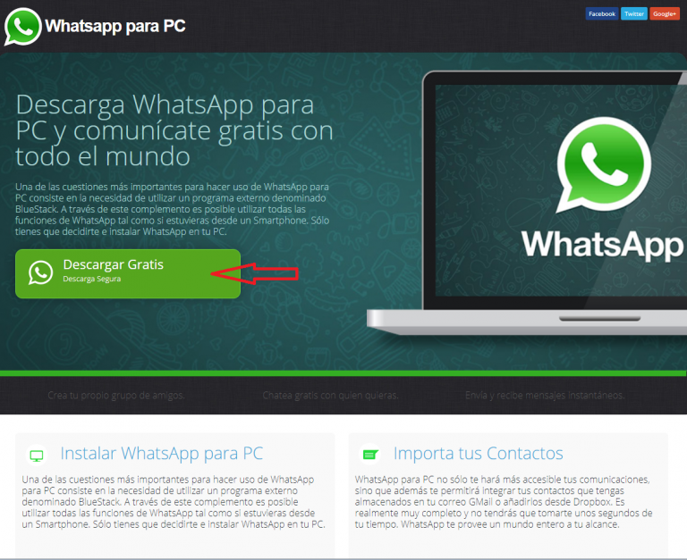 Instalar WhatsApp PC. Aplicación de WhatsApp PC. Tutobasico
