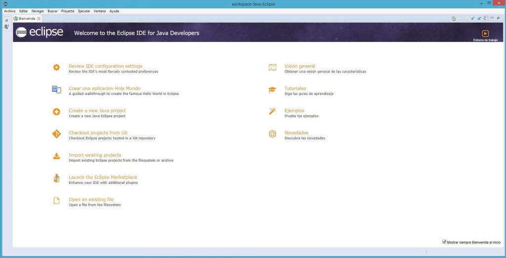 Instalar Eclipse Windows, Instalación paso a paso y cambio de idioma.