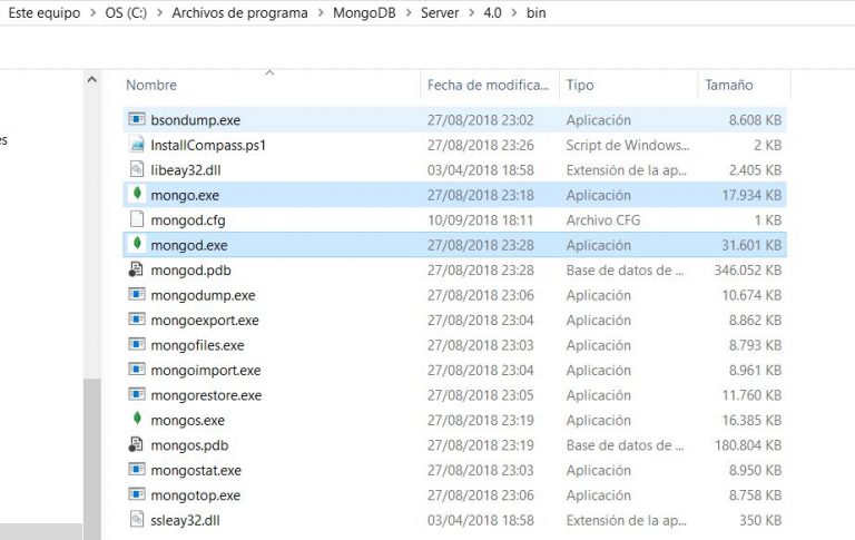 Instalar MongoDB en Windows 10 - Tutoriales
