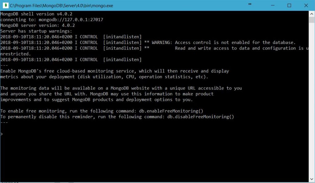 Instalar MongoDB en Windows 10 - Tutoriales