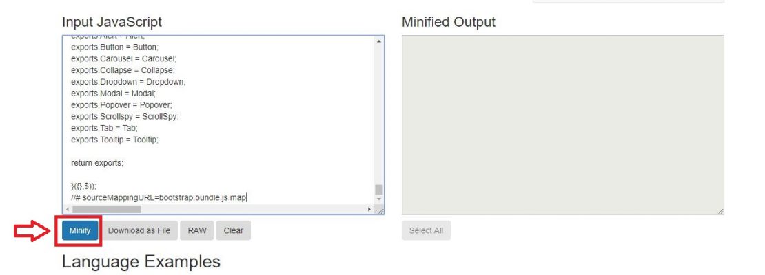 Minimizar un archivo JavaScript - Tutoriales